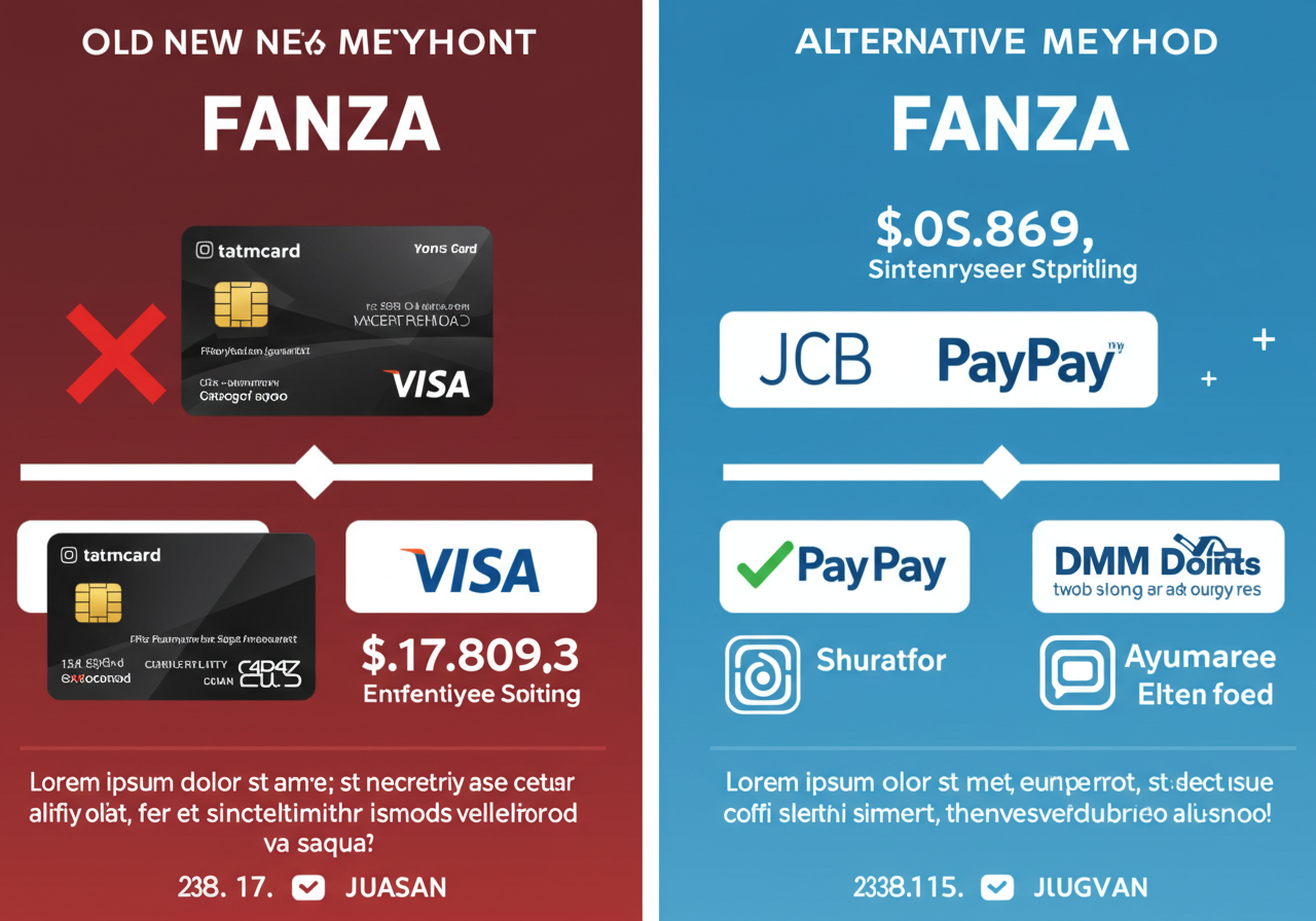 FANZA VISA 停止の理由は？いつまで？対策と代替支払い方法を解説