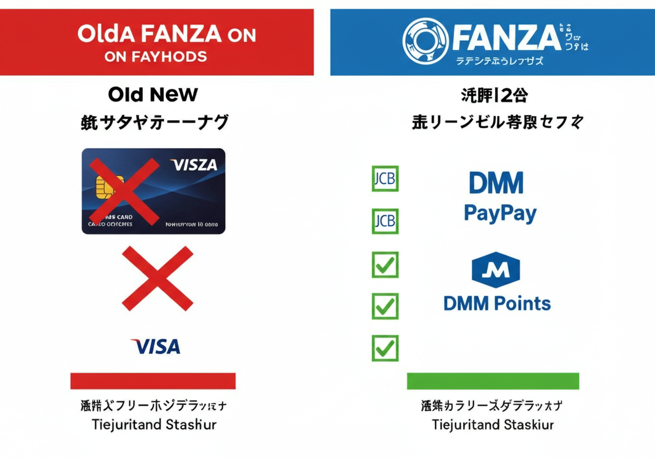 FANZA VISA 停止の理由は？いつまで？対策と代替支払い方法を解説
